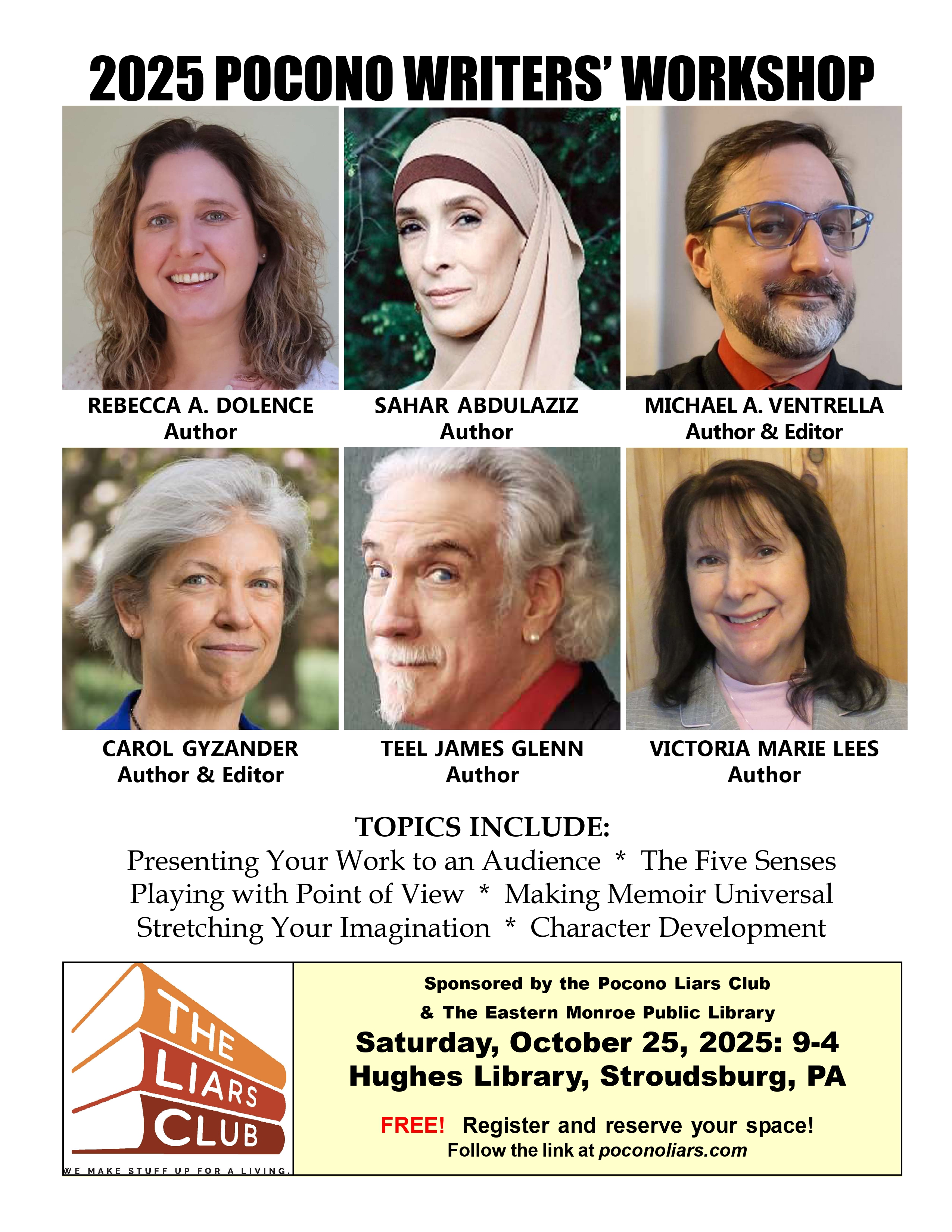 Sign up now for the free 2025 Writers Workshop!